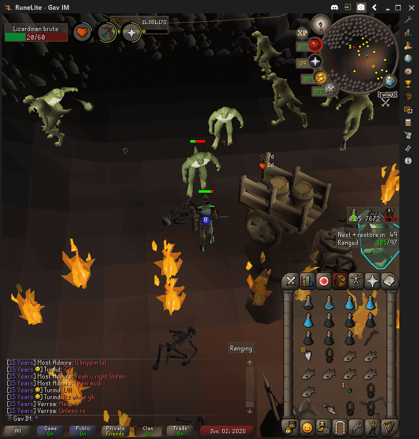 Lizardman bursting/AFKing (slayer + xeric's tally guide) (OSRS) - Old ...