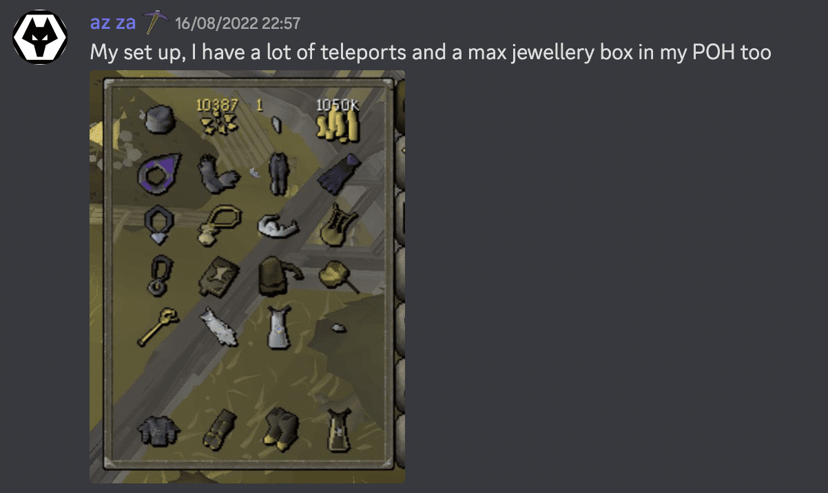 Shooting Star Scouting Inventory Guide - OSRS - Old School Runescape Guides