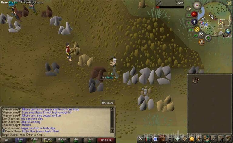 Free-to-play Mining training Guide - OSRS - Old School Runescape Guides